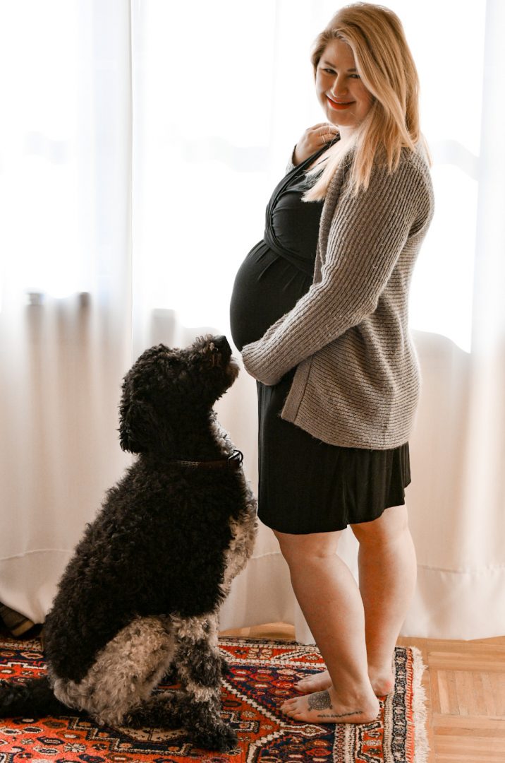 DIY Indoor Maternity Photos - Madison Fichtl